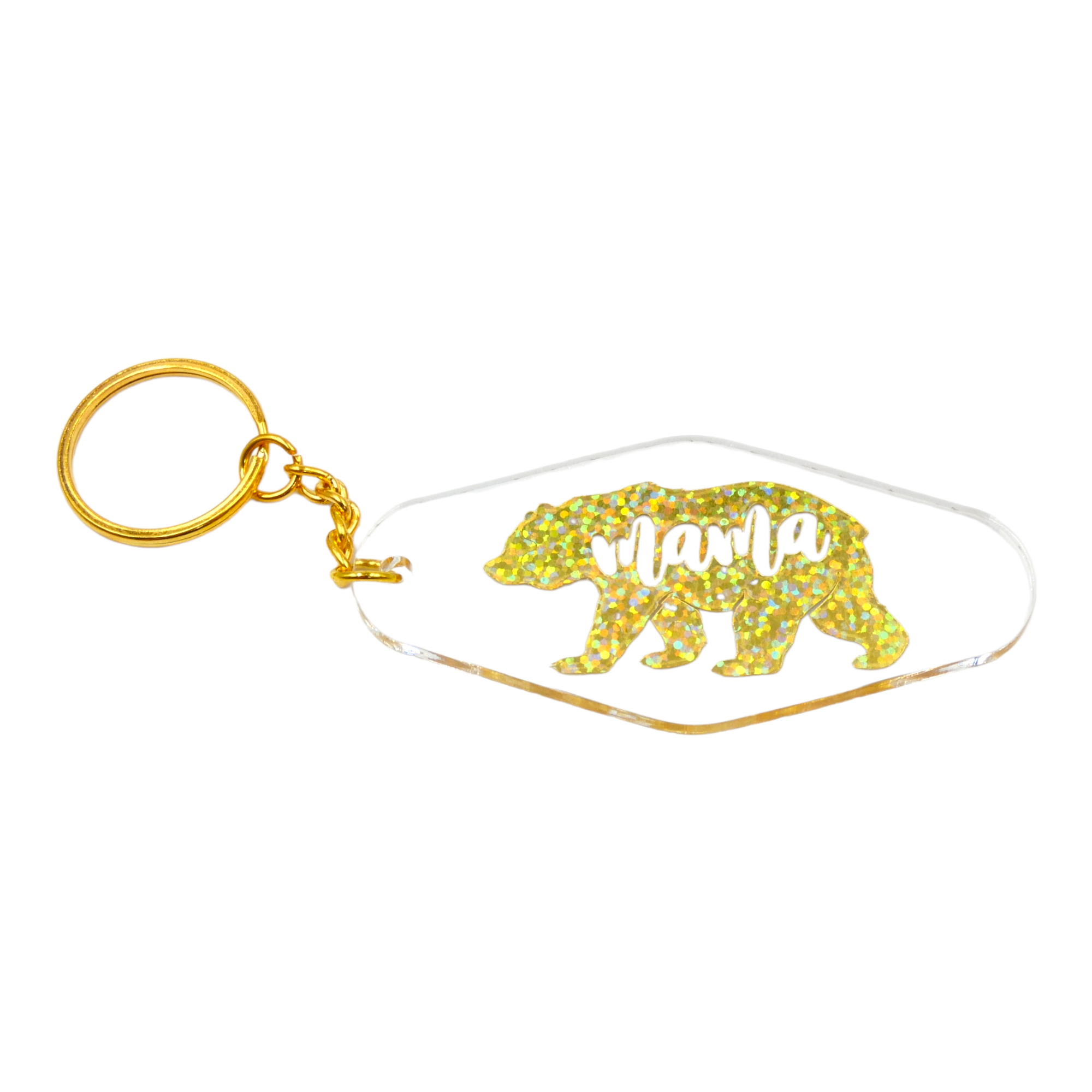 Clear Motel Key Tag Cast Acrylic Blanks – 3″ Height – Set of 10 - Perry ...