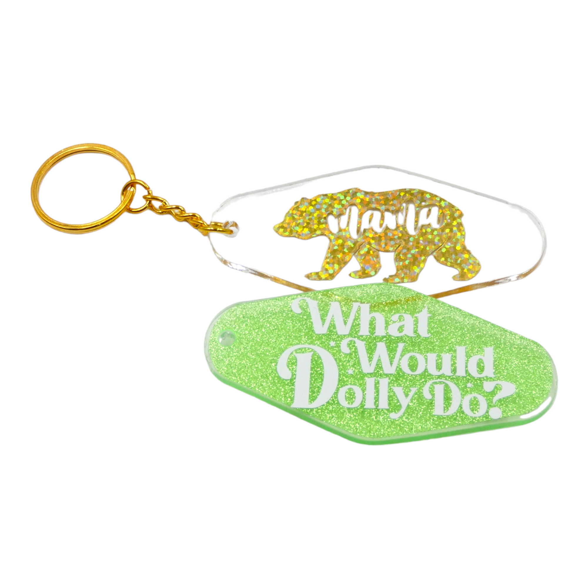 Clear Motel Key Tag Cast Acrylic Blanks – 3″ Height – Set of 10 - Perry ...